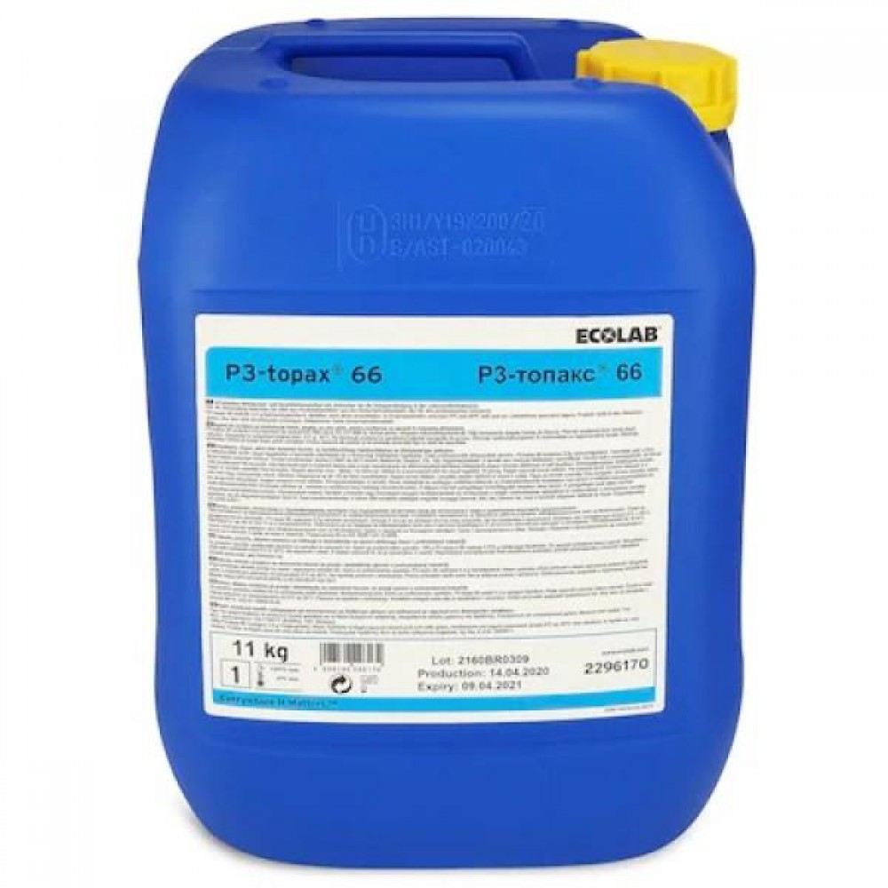 Ecolab P3 TOPAX 66 Αλκαλικό Καθαριστικό και Απολυμαντικό Επιφανειών 11Kg